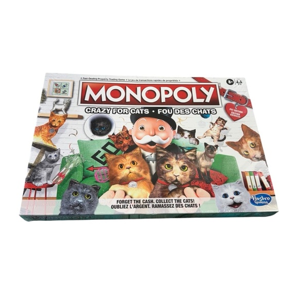 Hasbro | Toys | Monopoly Crazy For Cats Board Game Pet Edition Game For ...